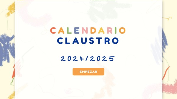 Calendario CLAUSTRO 24-25 | Genially