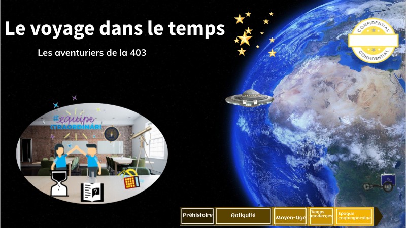 403-le voyage dans le temps 2024/2025 | Genially