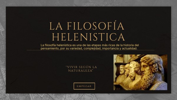 Filosofia helenistica | Genially