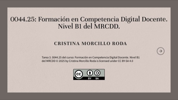 TAREA 3 - CDD CRISTINA | Genially