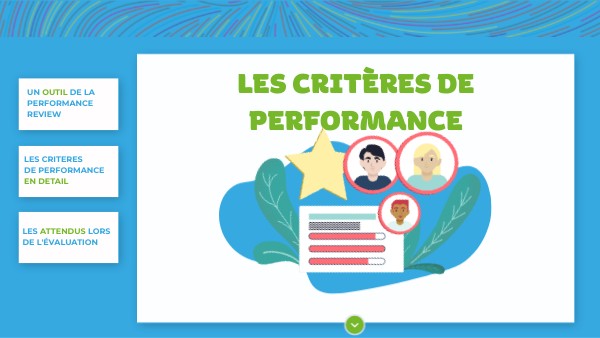 Performance criterias