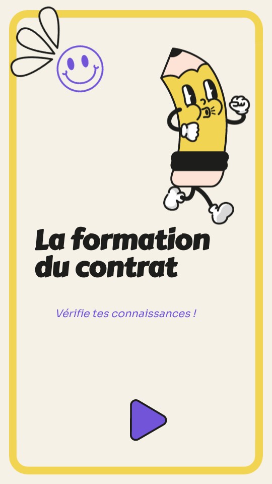 Tle STMG - Droit - Séquence 1 - La formation du contrat | Genially