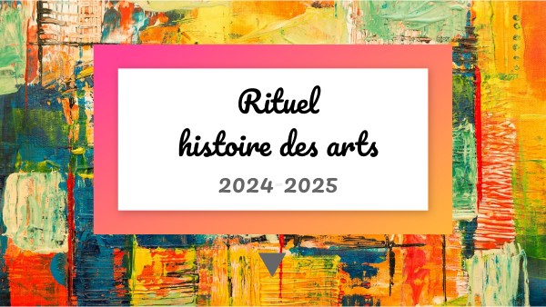Rituel HDA 2024/2025 | Genially