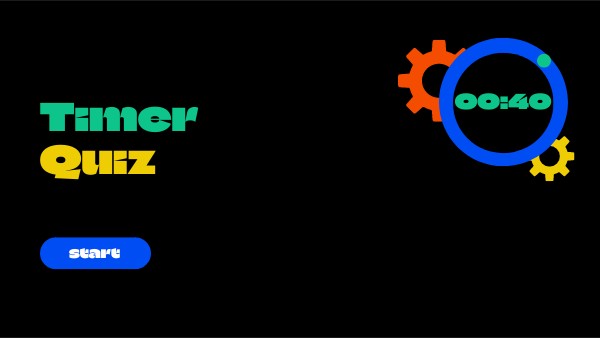 MICRO LESSON Timer Quiz