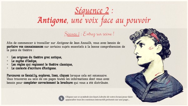 Antigone - Entrez en scène ! | Genially