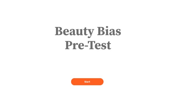 Beauty Bias Pre-Test | Genially