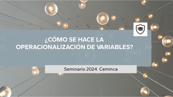Operacionalización de variables | Genially