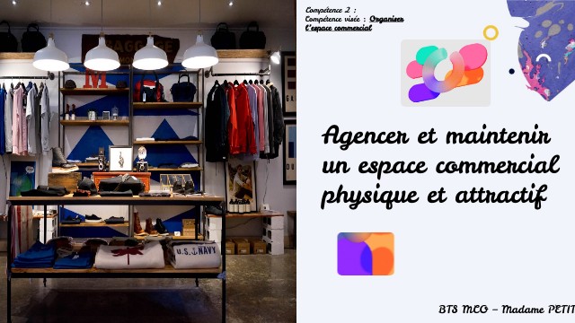 Agencer et maintenir un espace commercial attractif.pptx | Genially