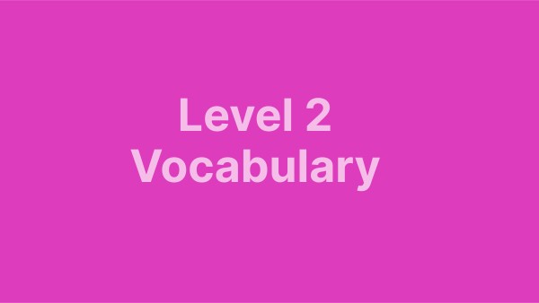 N2 - Vocabulary | Genially