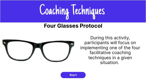 Coaching Techniques: The 4 Glasses Protocol