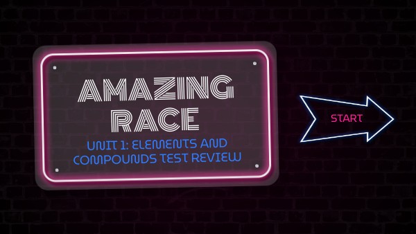 Amazing Race: Unit 1 Test Review
