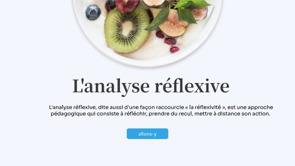 l'analyse réflexive | Genially