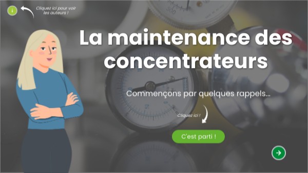 Maintenance des concentrateurs
