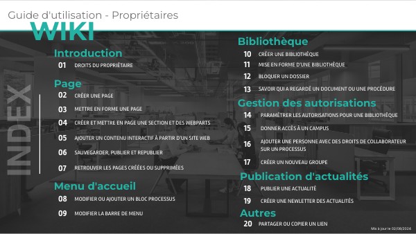 Guide utilisation WIKI PROPRIETAIRES