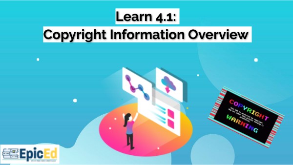 Learn 4.1: Copyright information overview | Genially