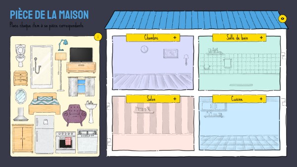 Jeux de société-Pièce de maison