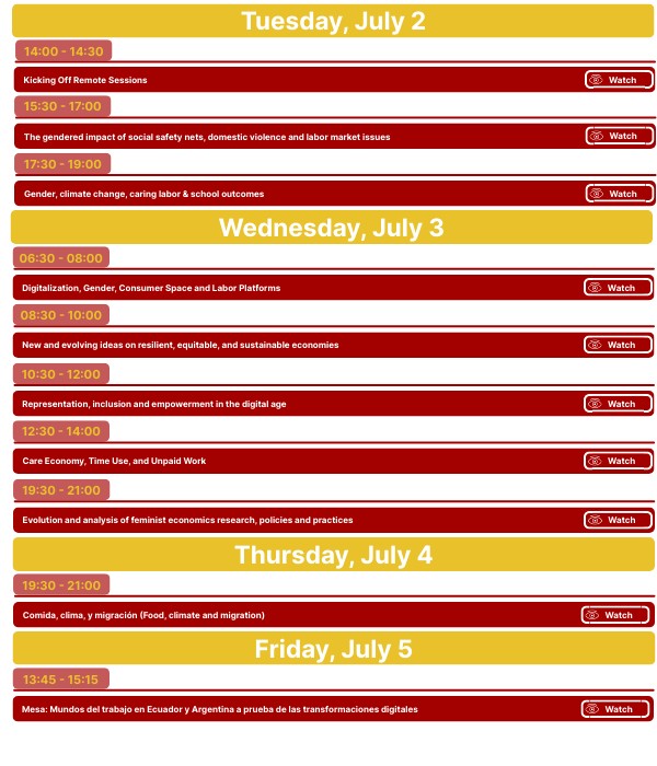 IAFFE Rediffusion Remote Only Session