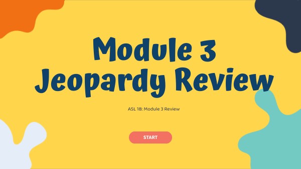 Module 3 Review Game