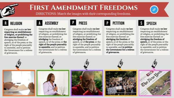 Match First Amendment Freedoms