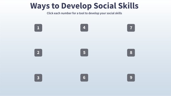 Developing Social Skills