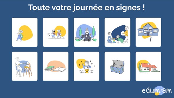 Ma journée en signes ! | Genially