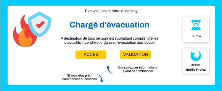 Chargé d'évacuation