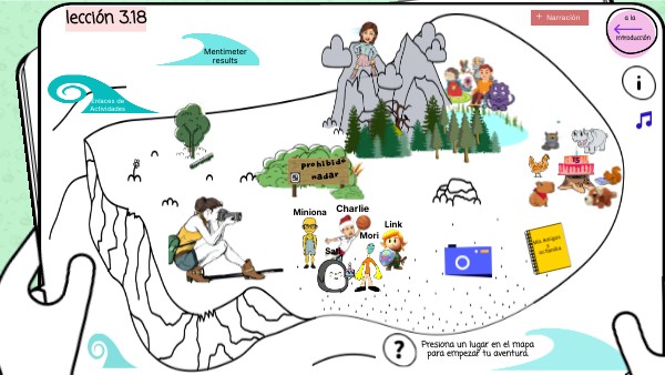 Isla - juego for Spanish live classroom game 24-25 General