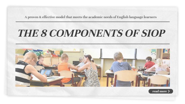 The 8 Components of SIOP