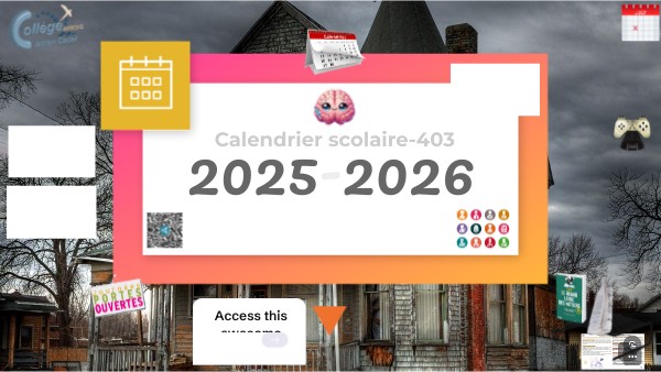 calendrier 2025/2026-403 | Genially