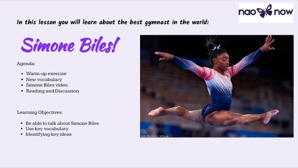 Simone Biles lesson