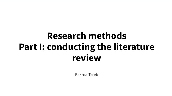Research methods-Part I | Genially
