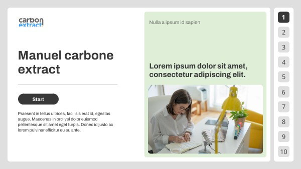 Manuel carbone extract | Genially