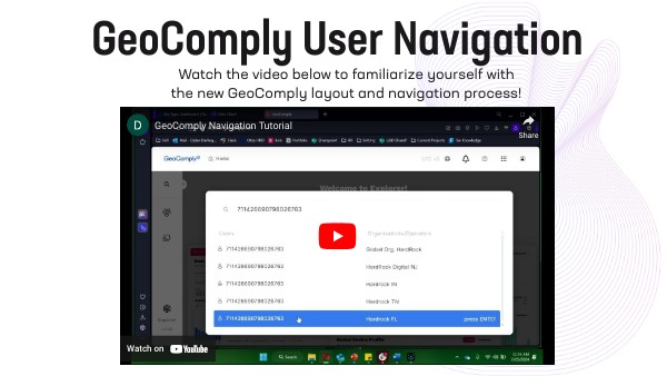 GeoComply User Navigation | Genially