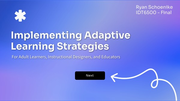 Implementing Adaptive Learning Strategies