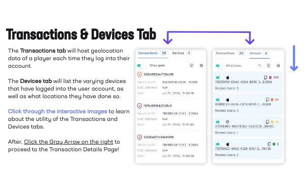 GeoComply: Map, Transactions, and Devices | Genially