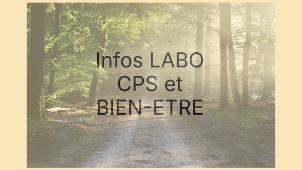 Info Labo CPS | Genially