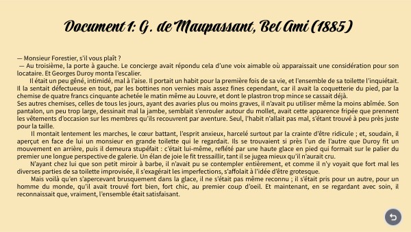 Maupassant Bel Ami | Genially