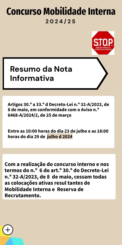 Concurso Mobilidade Interna 24/25 | Genially