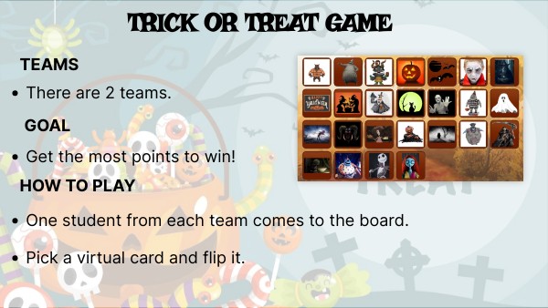 TRICK OR TREAT GAME 6è