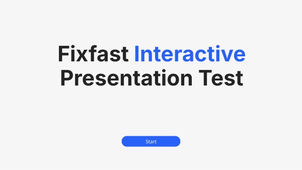 Basic Interactive Presentation