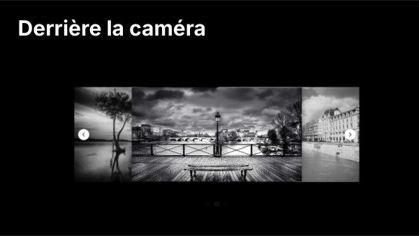 Derrière la caméra