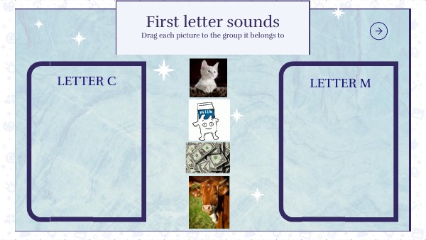 First letter sounds | Genially