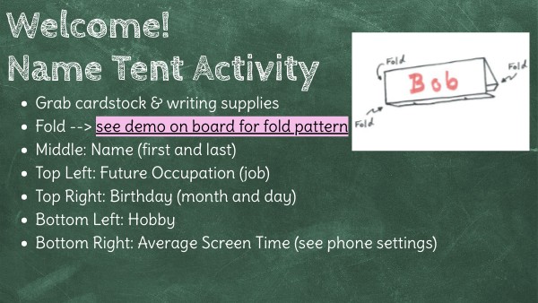 First Day Presentation