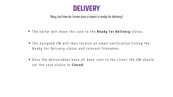 30. Ready for Delivery | Genially