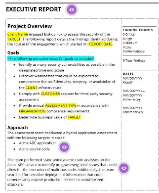 11. No Findings Report: Overview