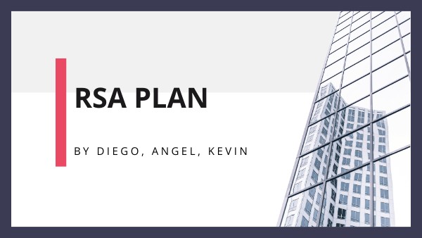 RSA PLAN