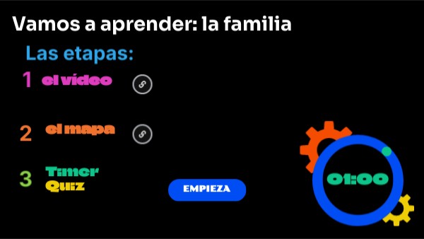 Quiz con Timer: la familia