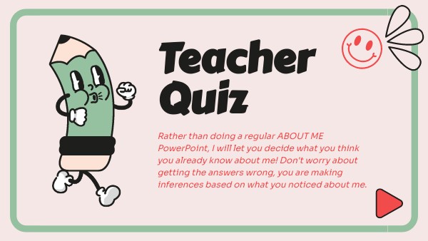 Teacher Quiz