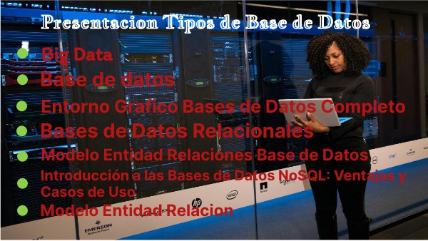 Presentaciones Tipos de Base de Datos