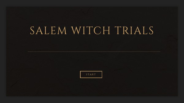 Salem Witch Trials | Genially